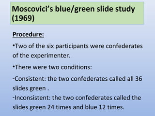 Mod 3 minority influence | PPT