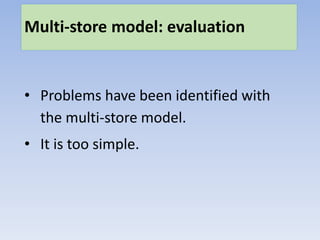 Mod 3 multi store model | PPTX