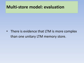 Mod 3 multi store model | PPTX