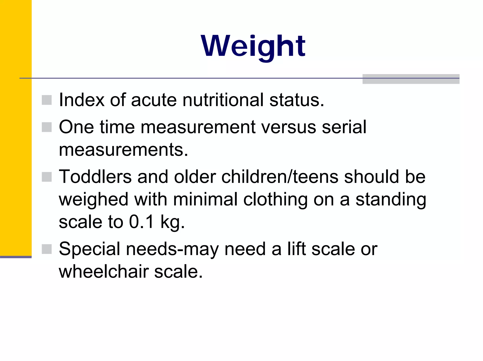 Module 3: Pediatric Nutritional Assessment | PDF