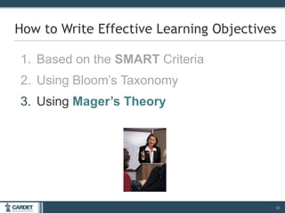 Module 3: Writing Effective Learning Objectives | PPT