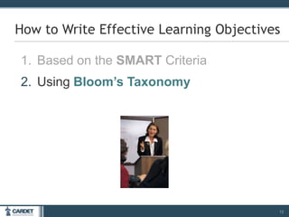 Writing Effective Learning Objectives | PPT