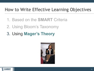 Writing Effective Learning Objectives | PPT
