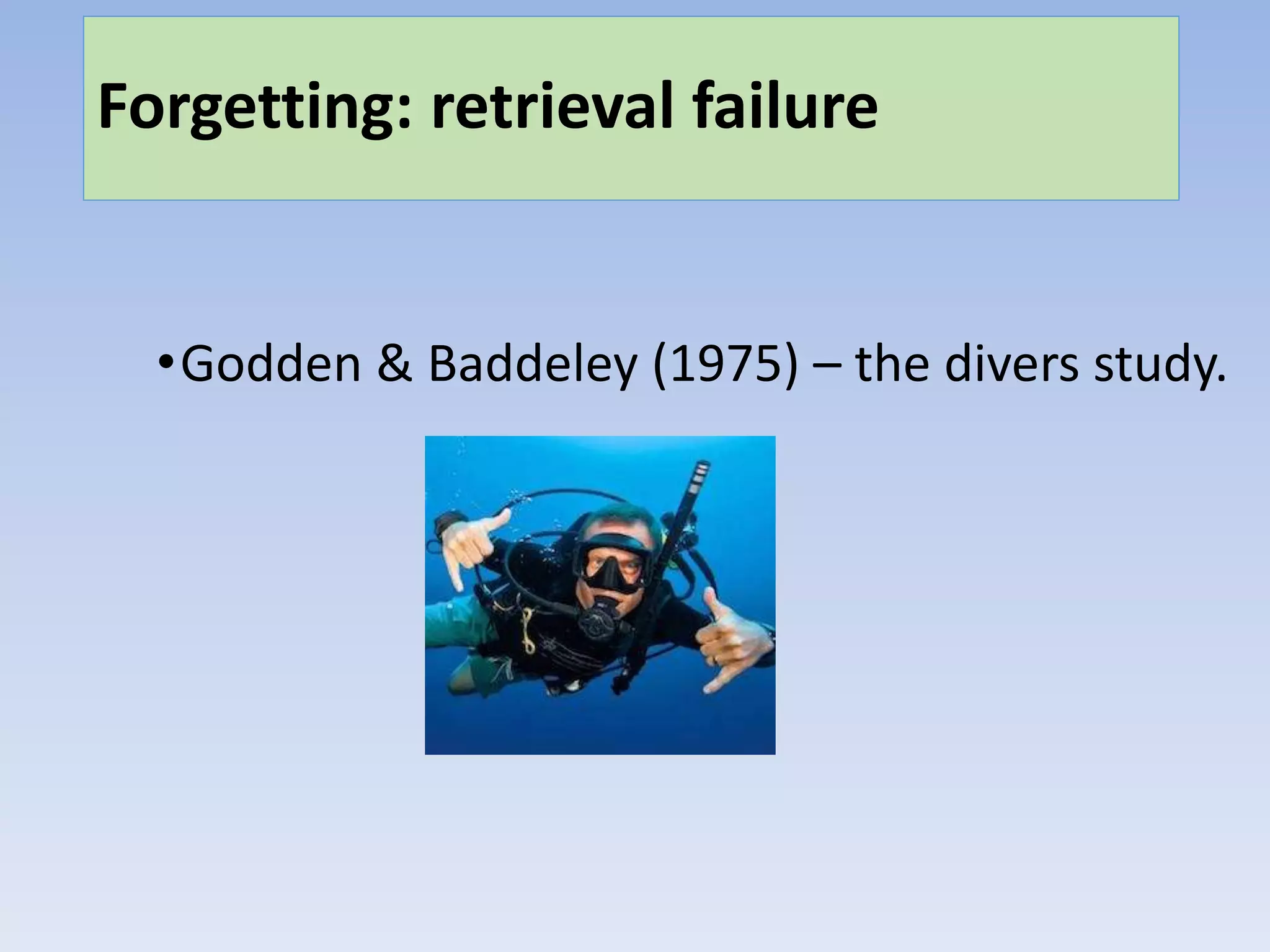 Mod 3 retrieval failure2 | PPT