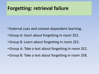 Mod 3 retrieval failure2 | PPT