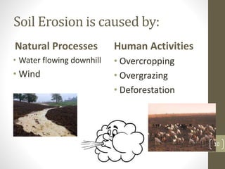 soil erosion and conservation | PPTX