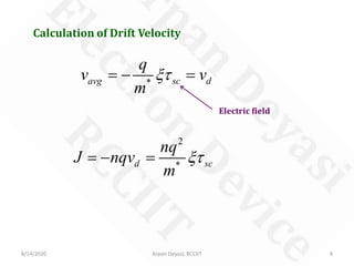 Carrier transport processes | PDF