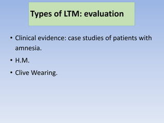 Mod 3 types of ltm slides | PPTX