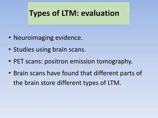 Mod 3 types of ltm slides | PPTX