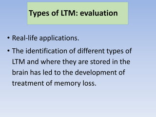 Mod 3 types of ltm slides | PPTX