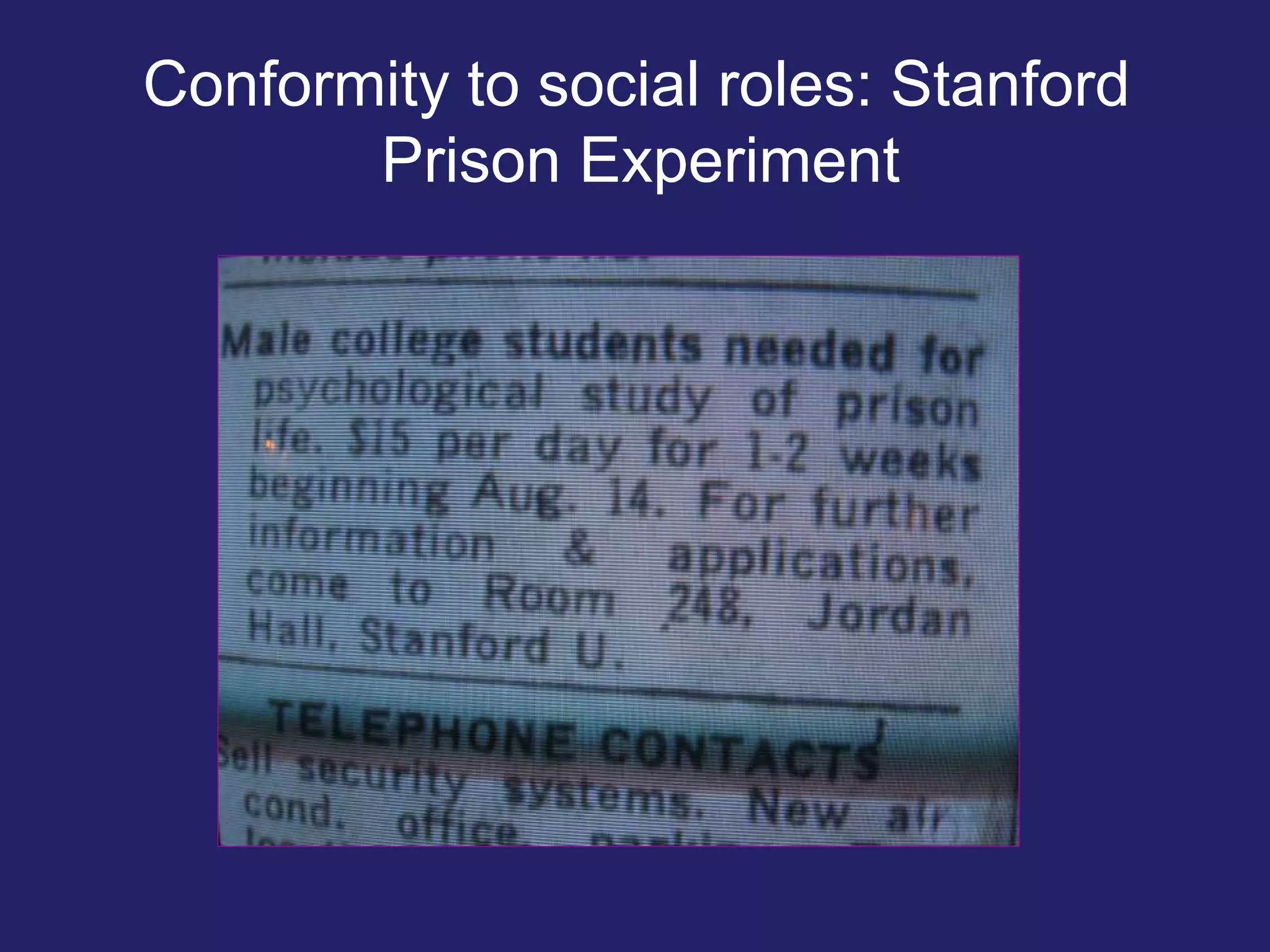 Stanford Prison Study | PPTX