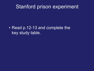 Stanford Prison Study | PPTX