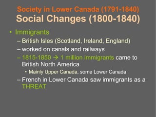 History of Quebec and Canada Module 4 | PPT