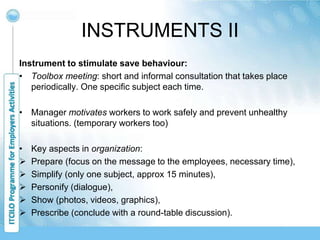 stimulating safe behaviours | PPT