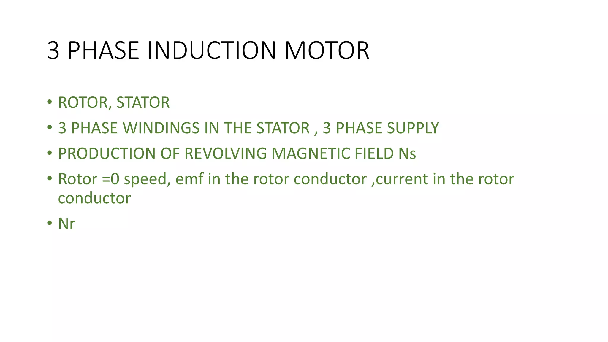 Electrical Machines | PPT