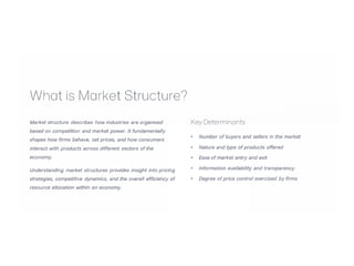 Market Structures in Economics: Understanding Competition and Control ...