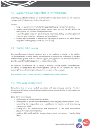 Module 4 - Employ Our First Apprentice | PDF | Apprenticeships | Careers