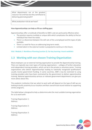 Module 4 - Employ Our First Apprentice | PDF | Apprenticeships | Careers