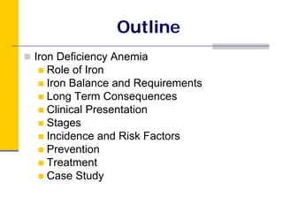 Module 4: Nutrient Deficiencies: Iron and Vitamin D | PDF