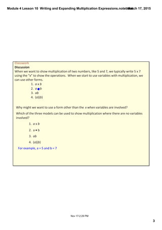 Mod 4 lesson 10 | PDF | Homework and Study | Education