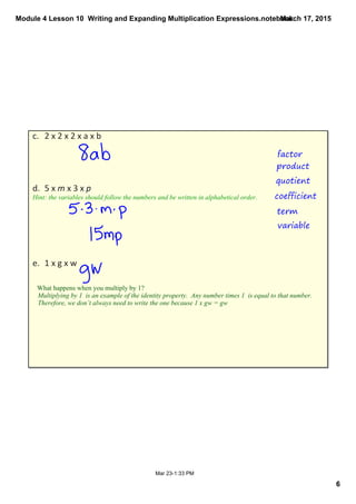 Mod 4 lesson 10 | PDF | Homework and Study | Education