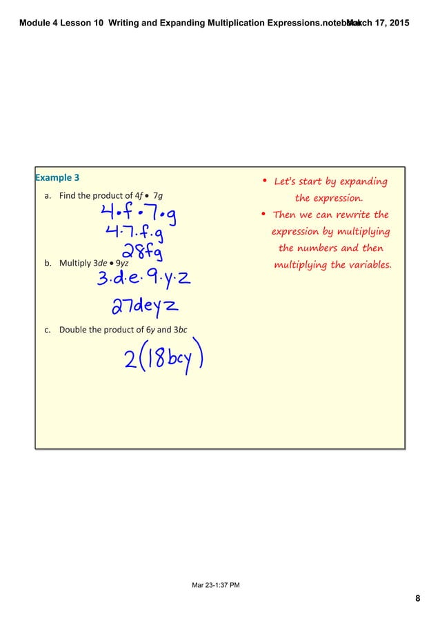 Mod 4 lesson 10 | PDF