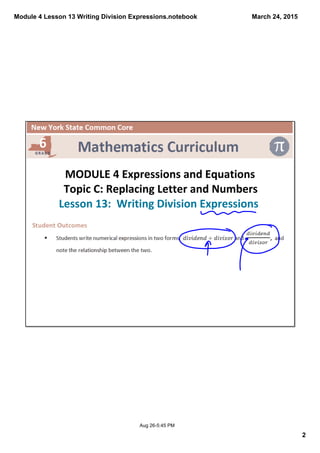 Mod 4 lesson 13 | PDF