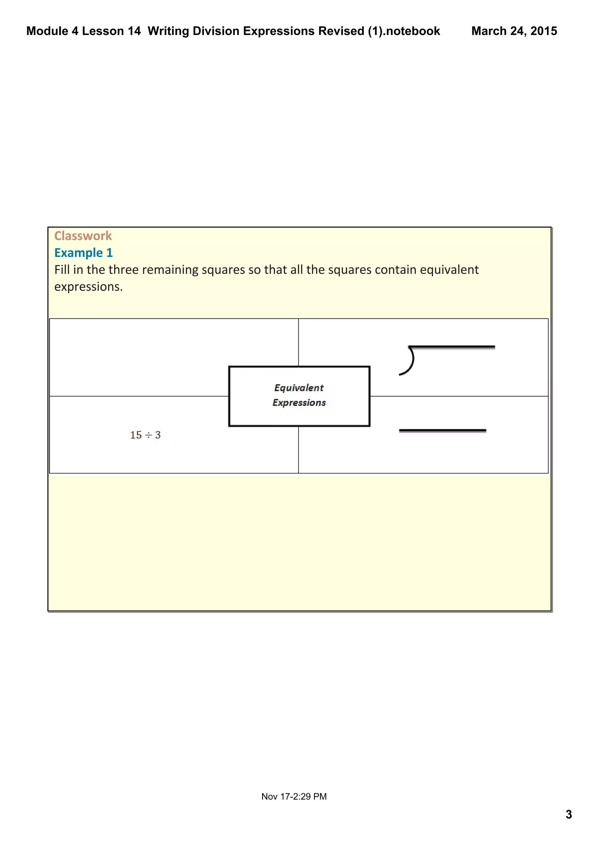 Mod 4 lesson 14 | PDF
