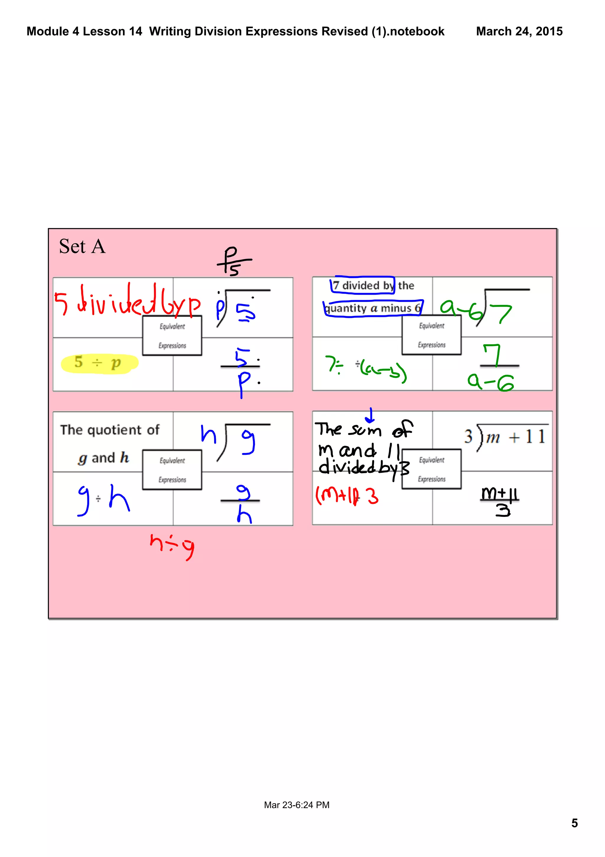 Mod 4 lesson 14 | PDF