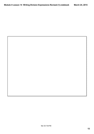 Mod 4 lesson 14 | PDF