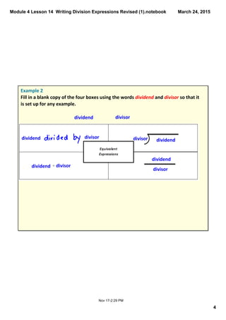Mod 4 lesson 14 | PDF