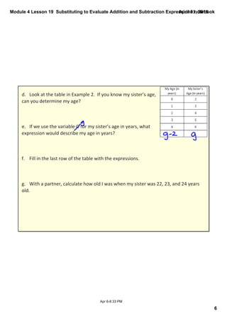 Mod 4 lesson 19 | PDF