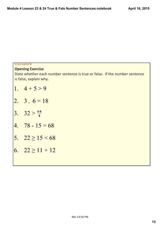Mod 4 lesson 23 | PDF