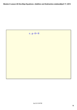 Mod 4 lesson 26 | PDF