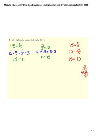 Mod 4 lesson 27 | PDF | Homework and Study | Education