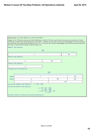 Mod 4 lesson 28 | PDF