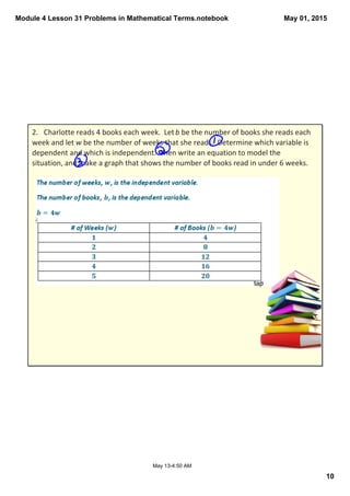 Mod 4 lesson 31 | PDF