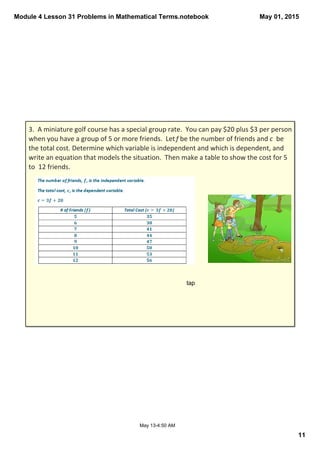 Mod 4 lesson 31 | PDF