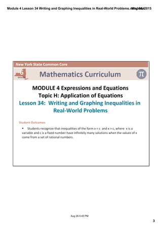 Mod 4 lesson 34 | PDF