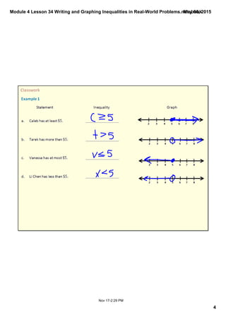 Mod 4 lesson 34 | PDF