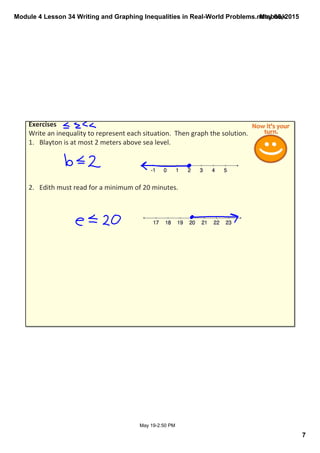 Mod 4 lesson 34 | PDF
