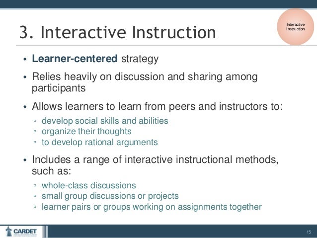 Module 4: Instructional Strategies