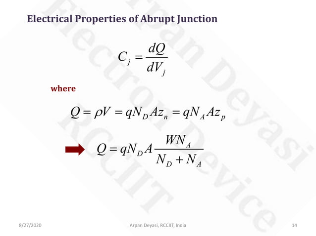 Electrical properties of p-n junction | PDF | Physics | Science