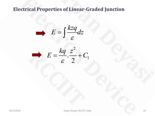 Electrical properties of p-n junction | PDF