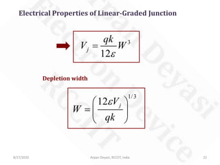 Electrical properties of p-n junction | PDF