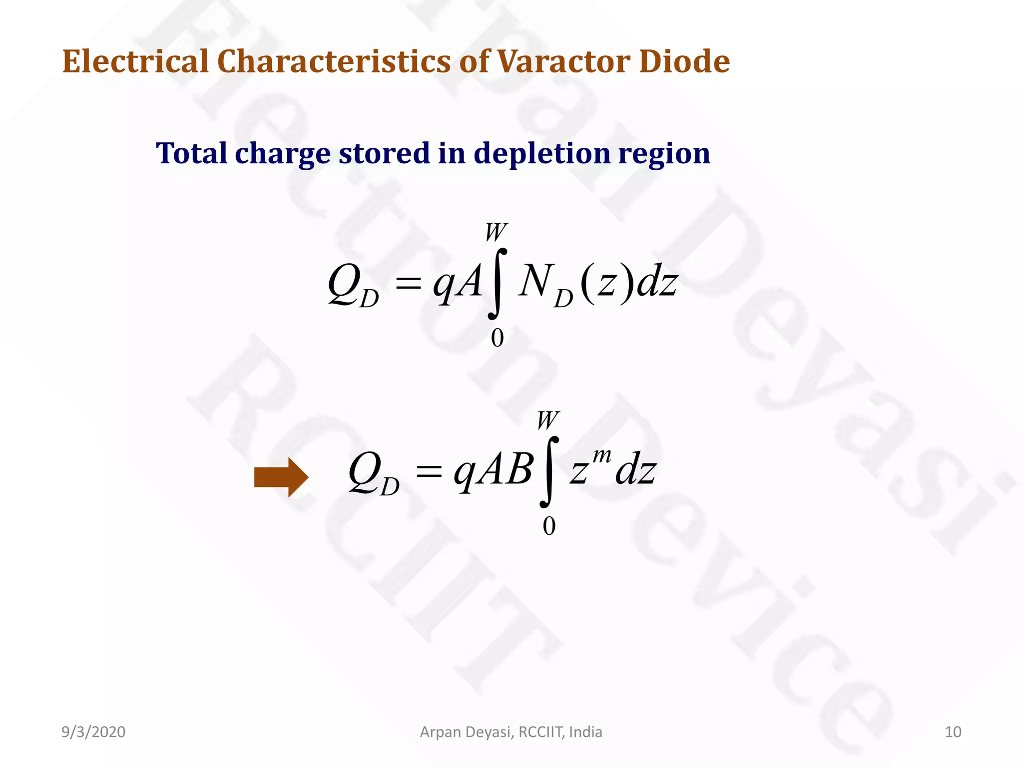 Varactor diode | PDF