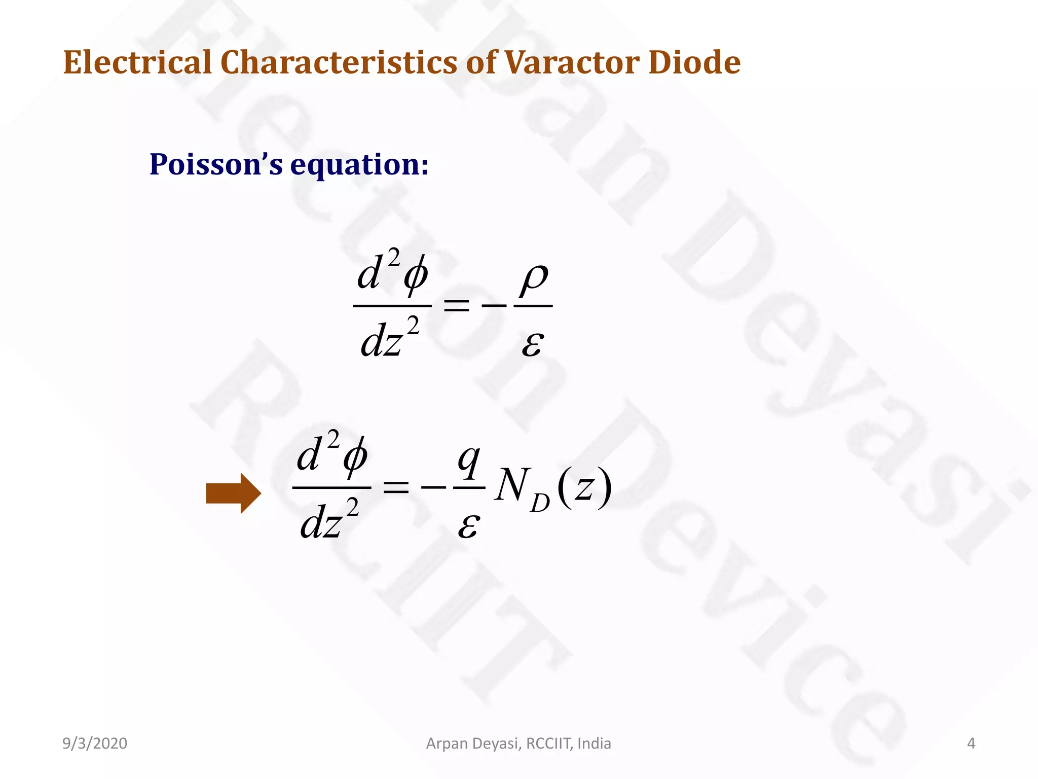 Varactor diode | PDF