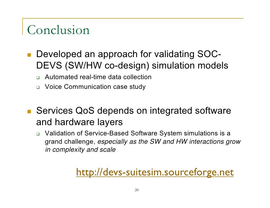 Validation of Service Oriented Computing DEVS Simulation Models