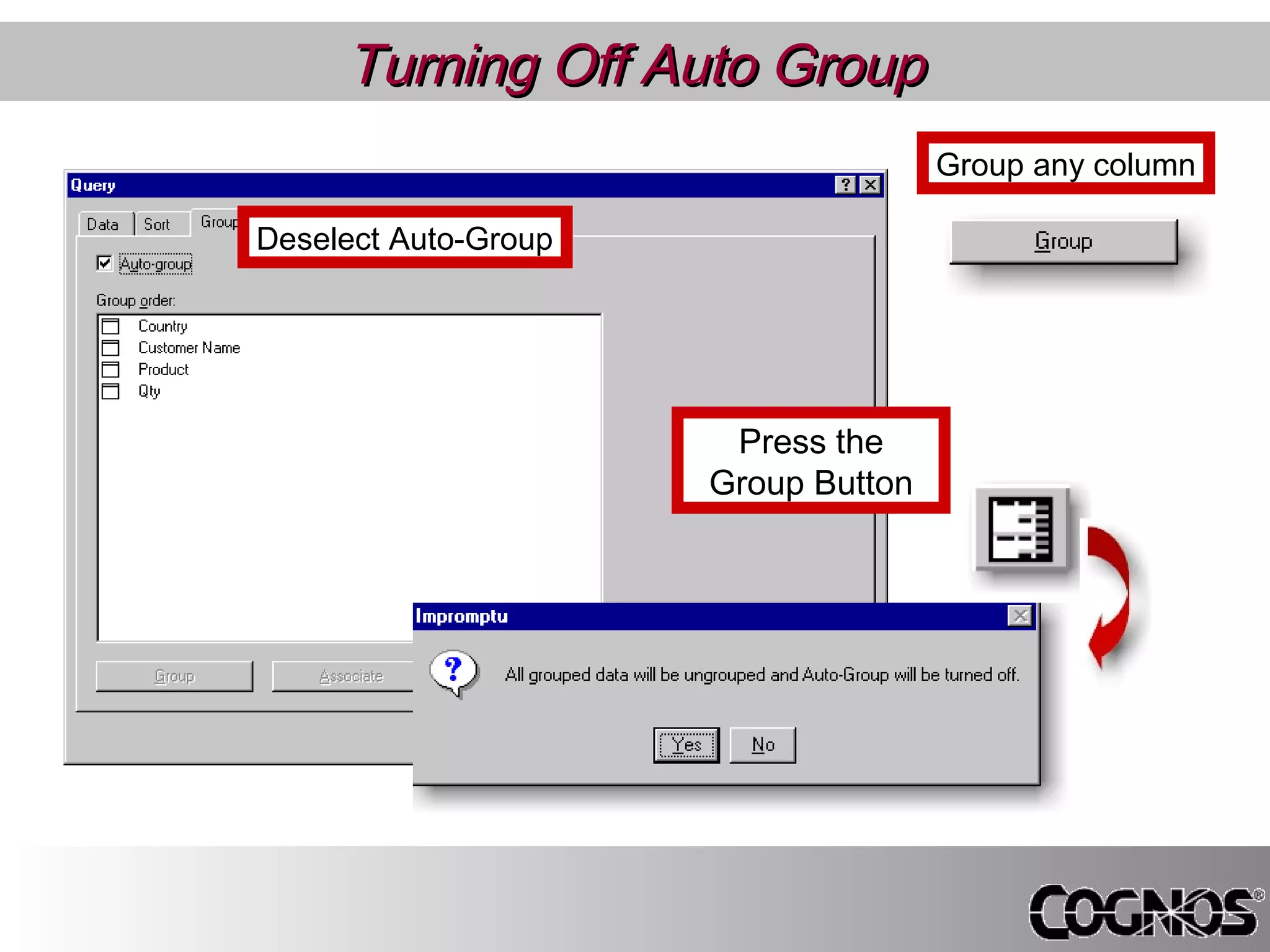 Cognos Module 4 summarizing data | PPT