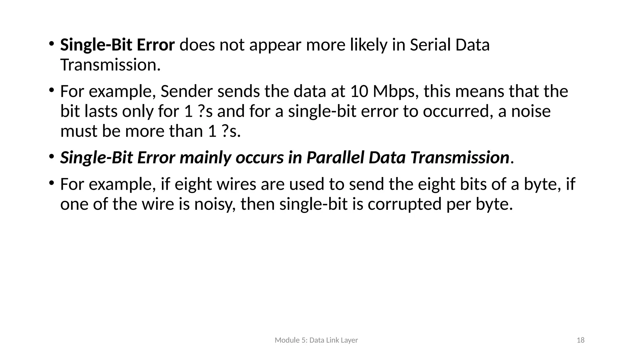 MOD 5 - Data link layer.pptx. . | PPTX